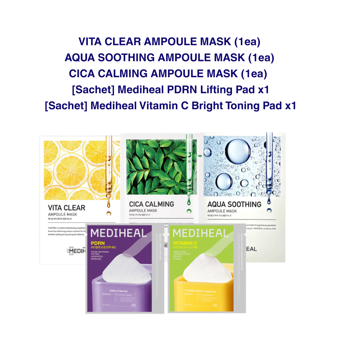 [Fish Exclusive GWP] 3 ampoule mask + 2 toner pad sachets – WOOH