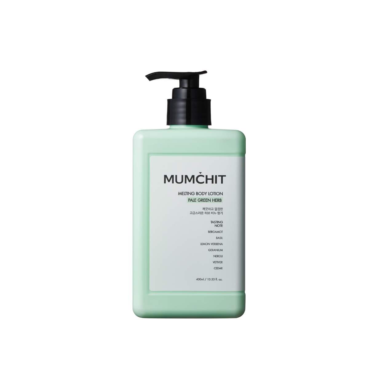 MUMCHIT Melting Body Lotion Pale Green Herb - 400ml – WOOH
