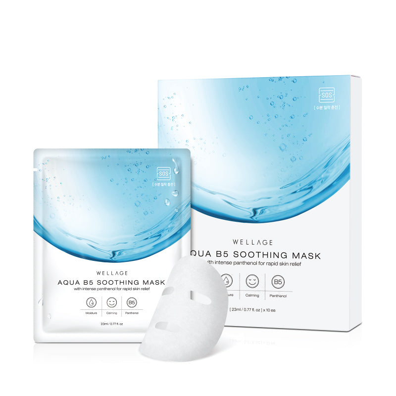 WELLAGE Aqua B5 Soothing Mask [5EA] – WOOH