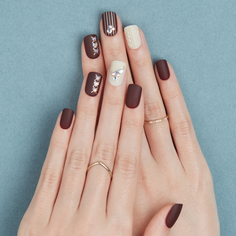 [BEST BUY] DASHING DIVA Magic Press Premium Series Mani Red Brick Swea ...