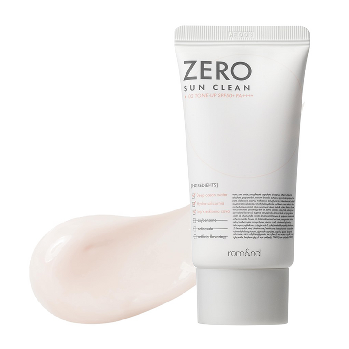 ROMAND Zero Sun Clean SPF 50+, PA++++ [2 Color To Choose] – WOOH