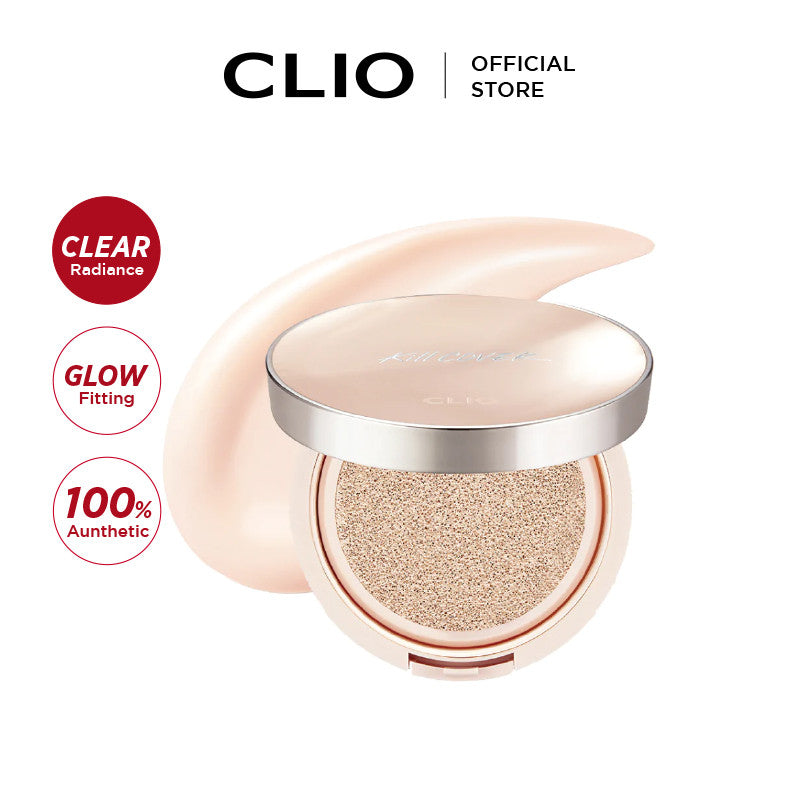 CLIO Kill Cover Glow Fitting Cushion SPF50+ PA+++ [6 Shades to Choose ...